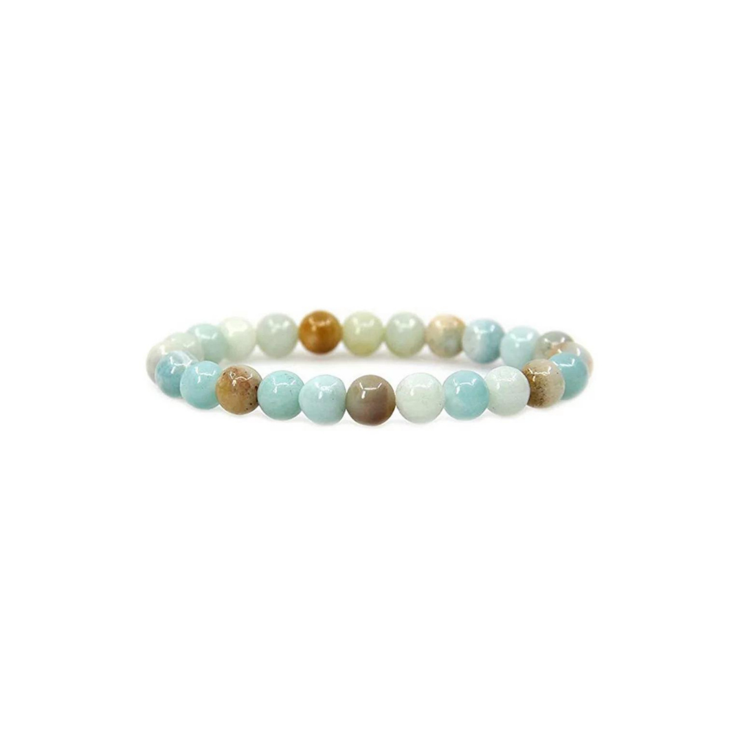 NATURAL PERU FLOWER AMAZONITE BRACELET – Aroha Love