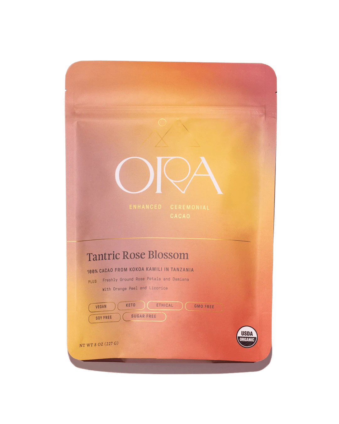 ORA CEREMONIAL GRADE CACAO - TANTRIC ROSE BLOSSOM – Aroha Love